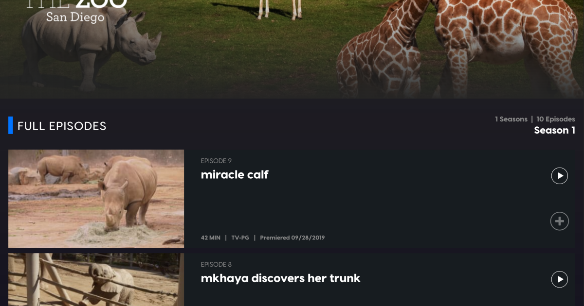 2019_Animal Planet screen shot | San Diego Zoo 100